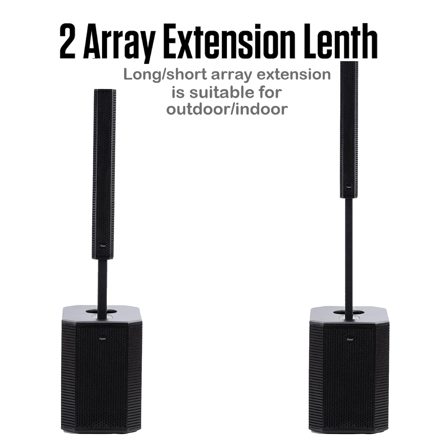 EXOTON S-1503 2000W PA Speaker System Bluetooth Column Speaker