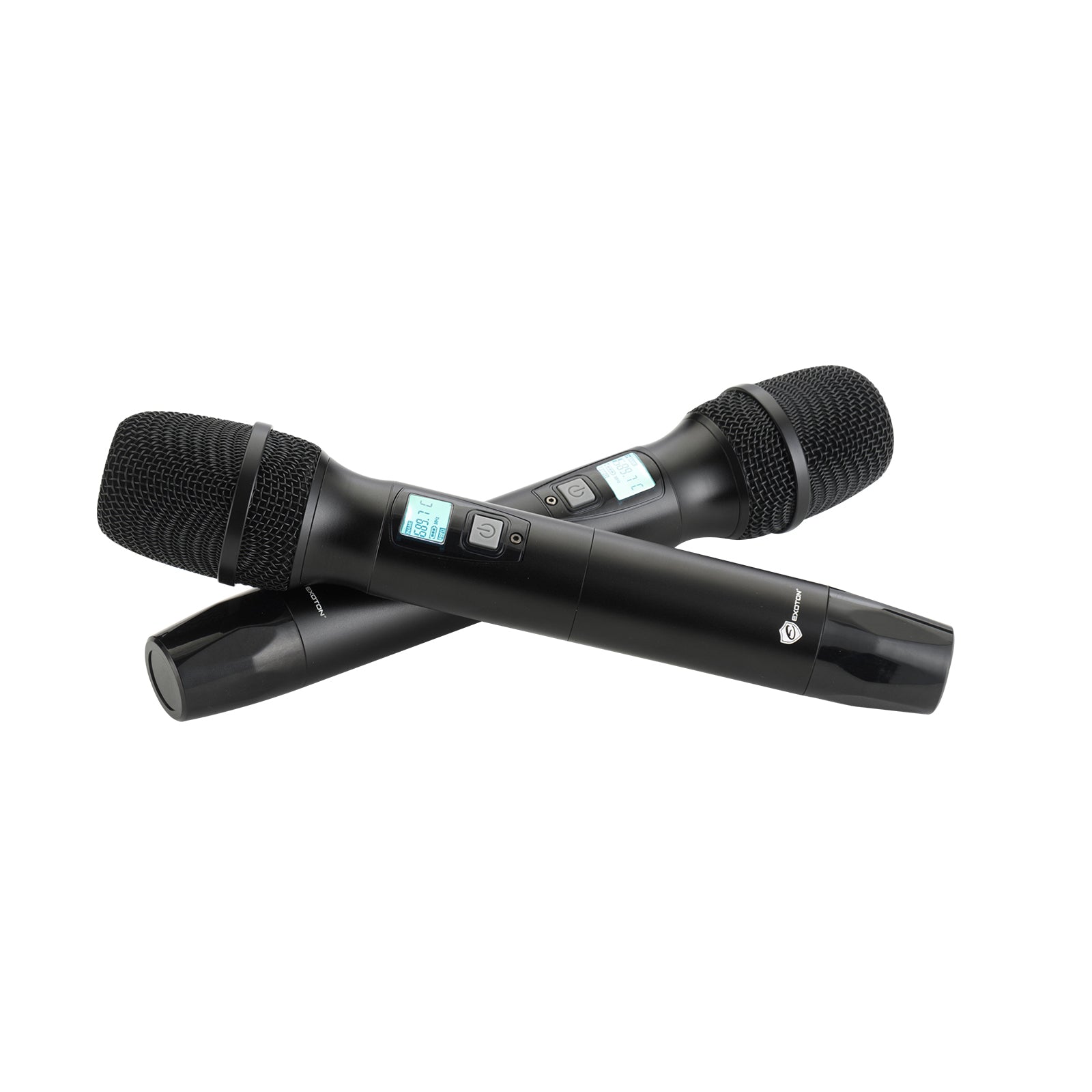 EXOTON MU-4 Wireless Microphone System 4 Channel UHF Cordless Handheld ...