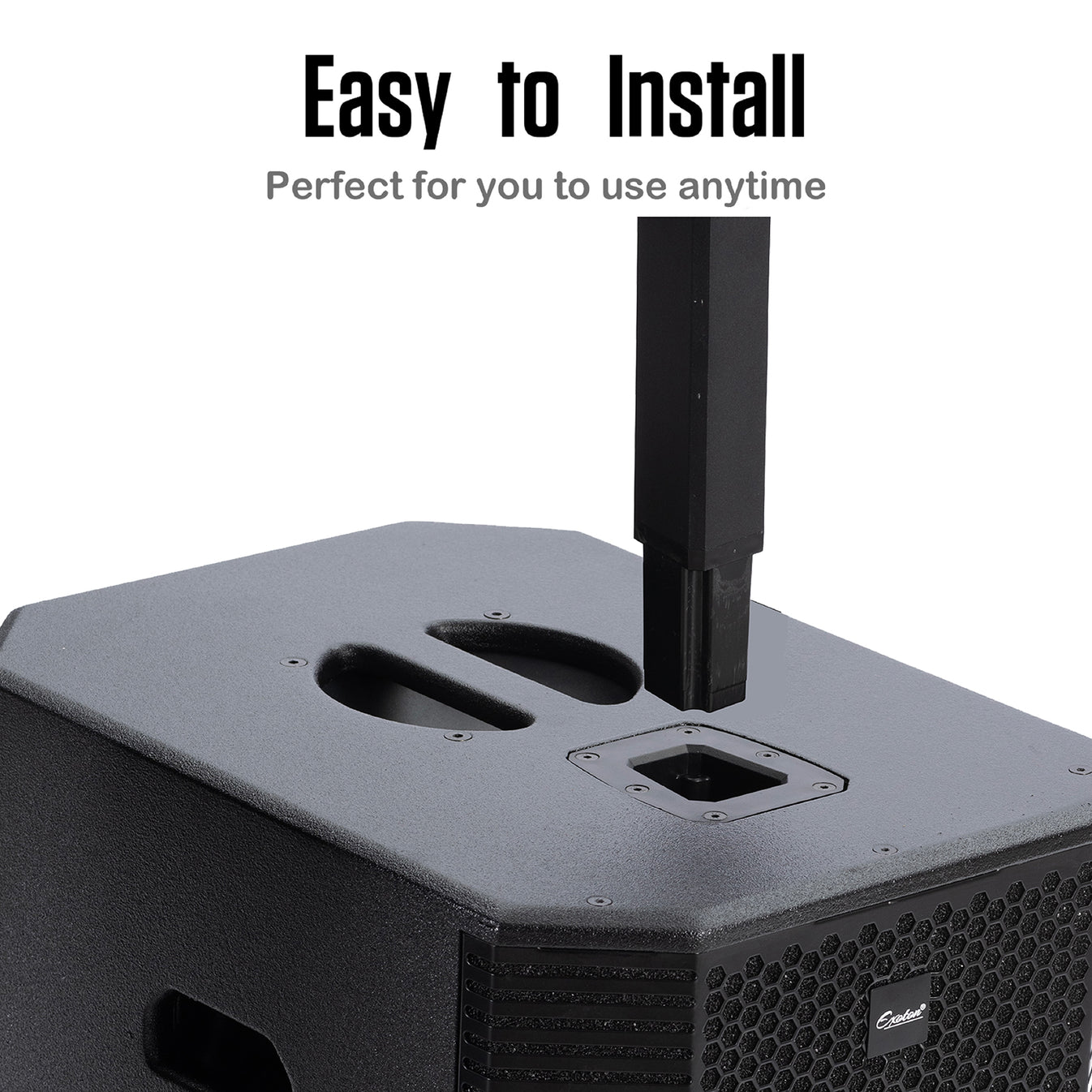 EXOTON S-1503 2000W PA Speaker System Bluetooth Column Speaker